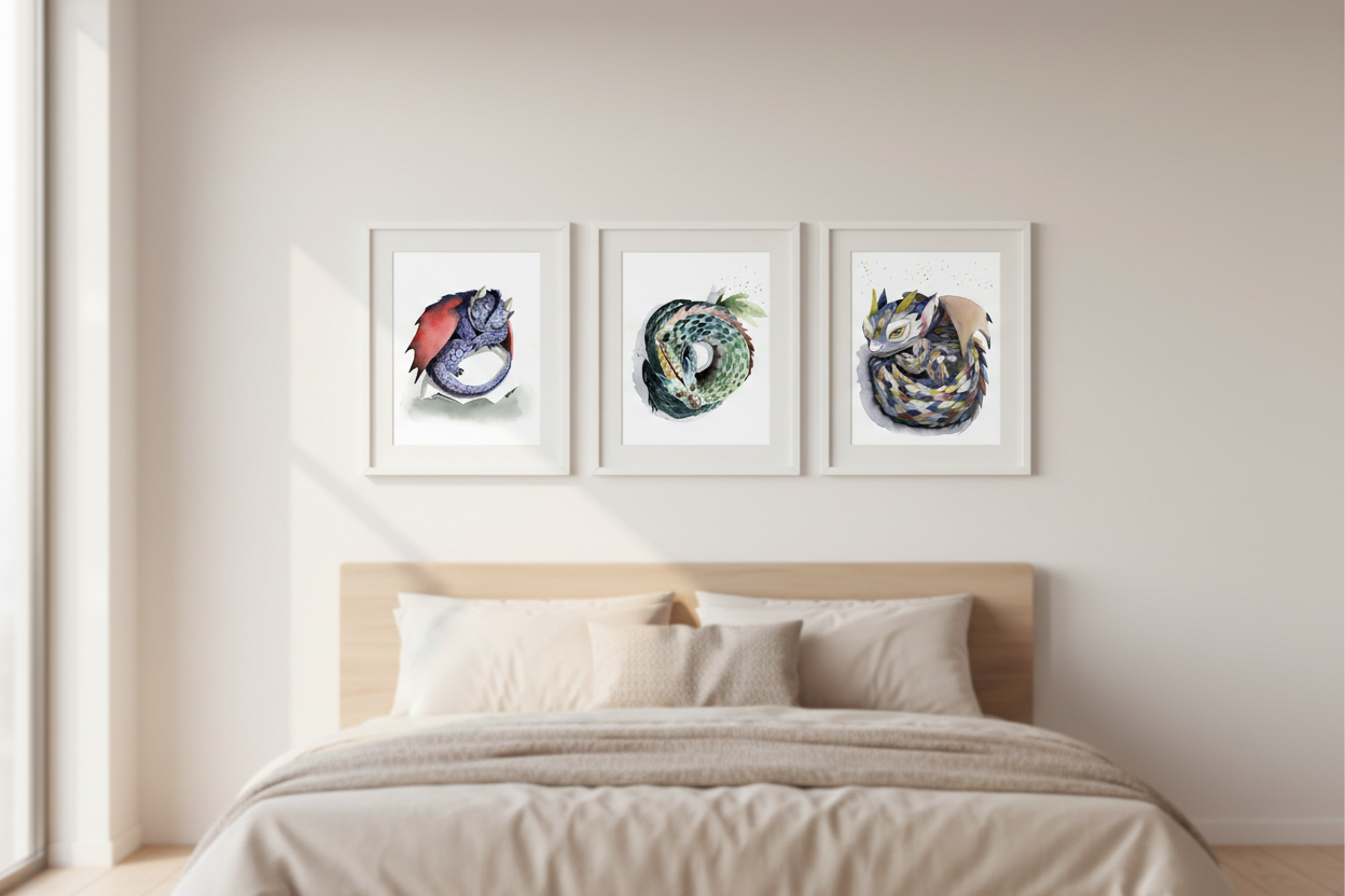 How to Choose Dragon Art Prints for Your Home | Wyrmspan Collector's ...